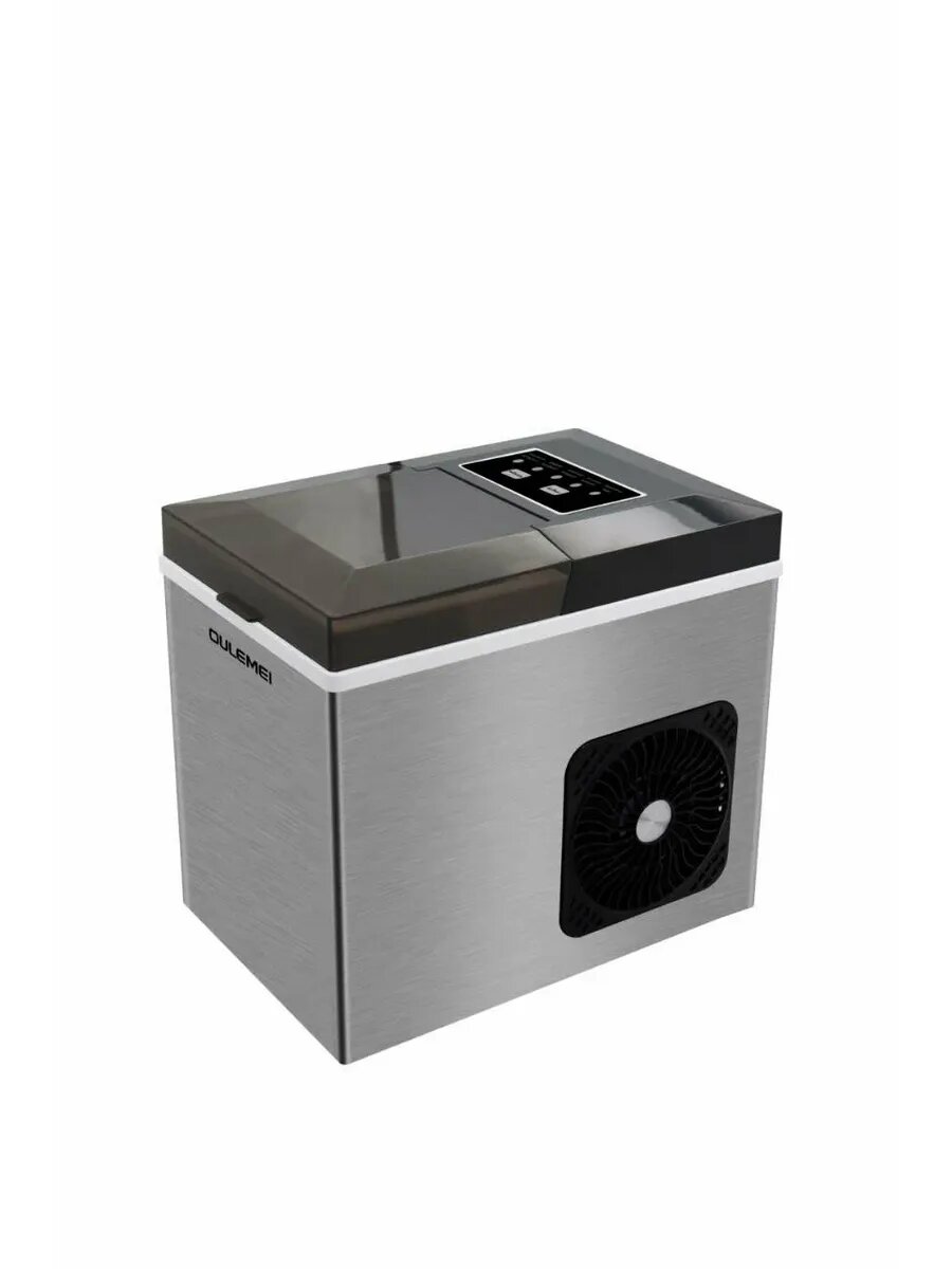 Льдогенератор OULEMEI OLM-ZBB002, электронный, серый, 30x30x23 см