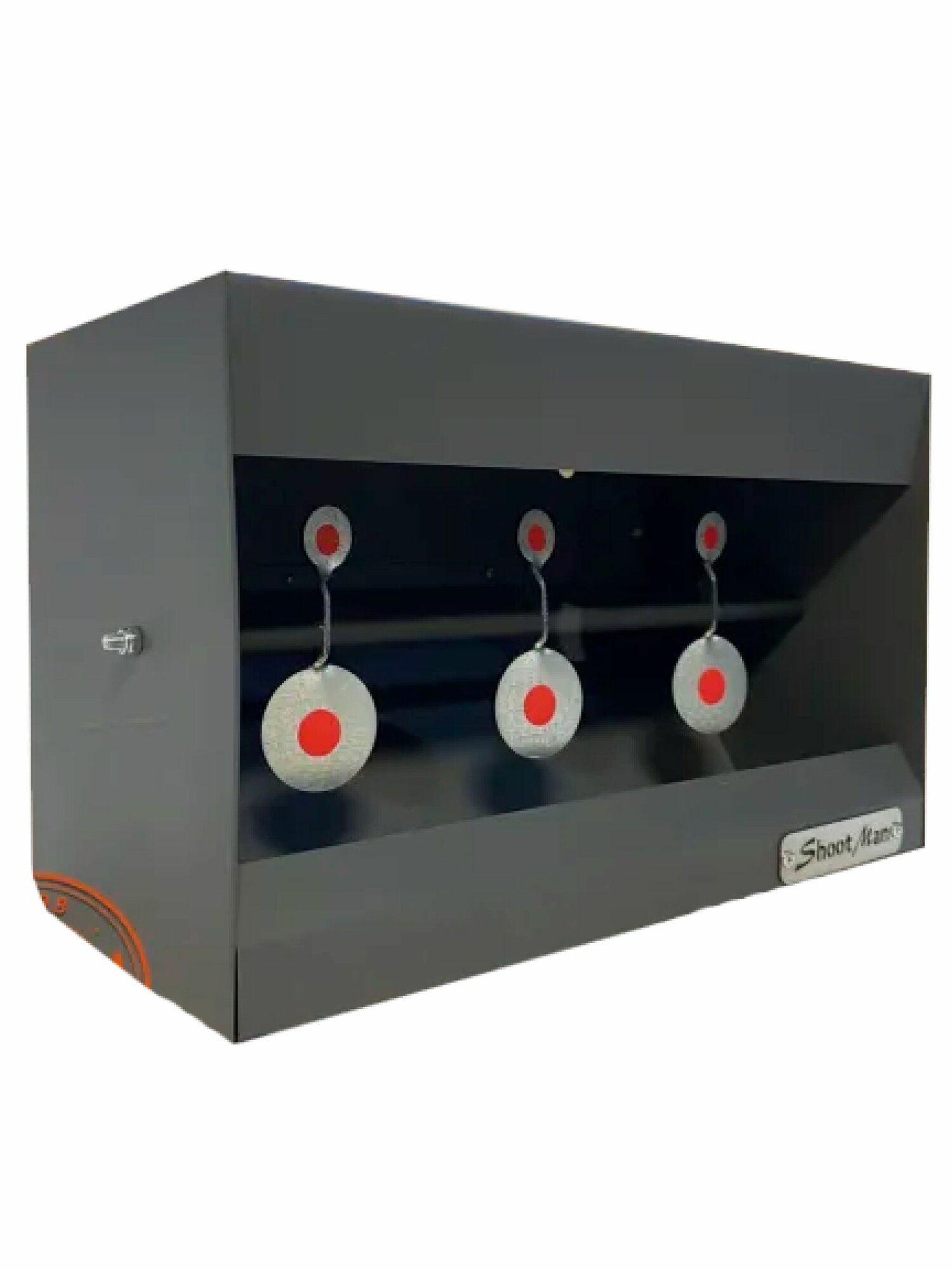 Минитир-пулеулавливатель "Вертушка Биатлон" (30x20 см) металл 1,5 мм