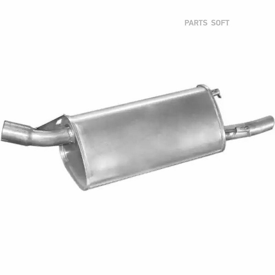 Глушитель задняя часть от официального дистрибьютора, POLMOSTROW, артикул 1742