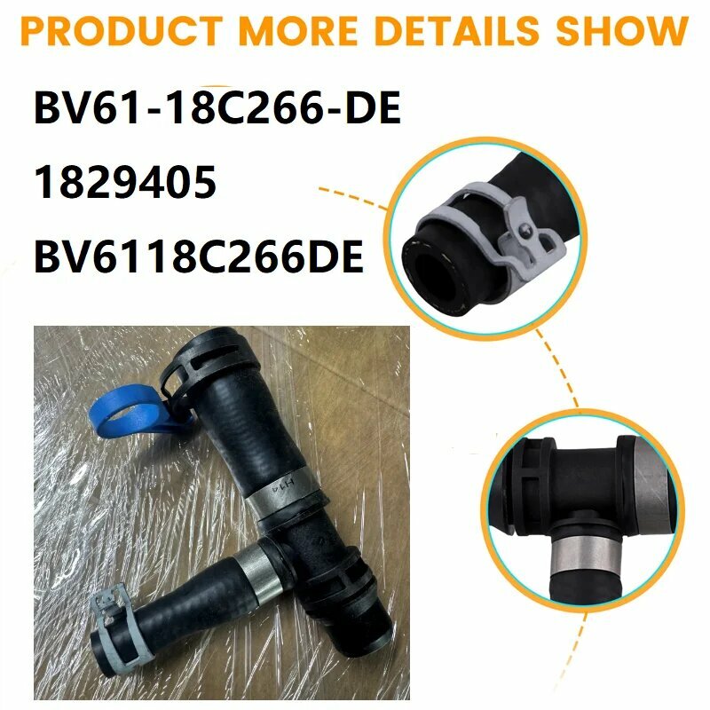 1829405 BV61-18C266-DE для Ford KUGA MK2 1,6 разъем водопроводной трубы нагревателя, труба расширительного бачка, шланг расширительного бачка BV6118C266DE