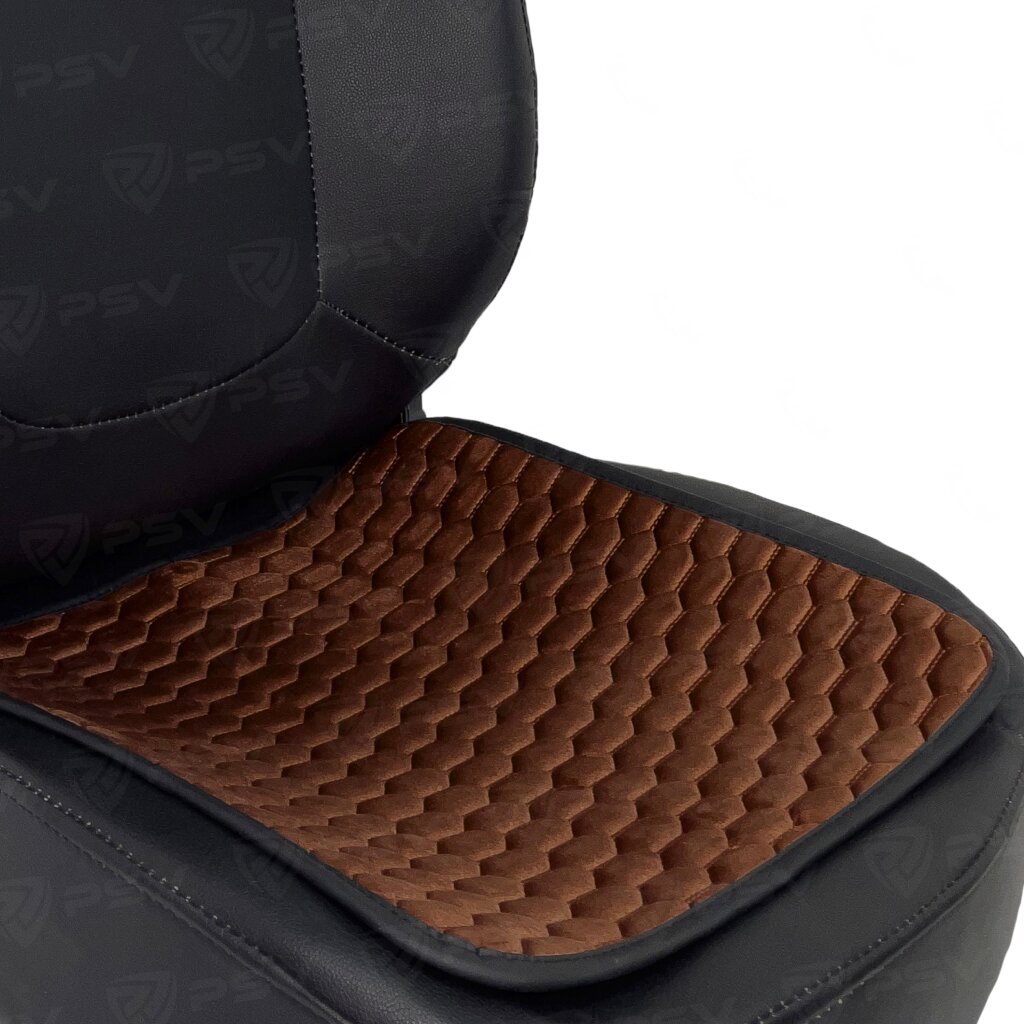 Накидка на сиденье "PSV" Hornet PAD алькантара коричневый (на переднее сиденье) (1 шт.)