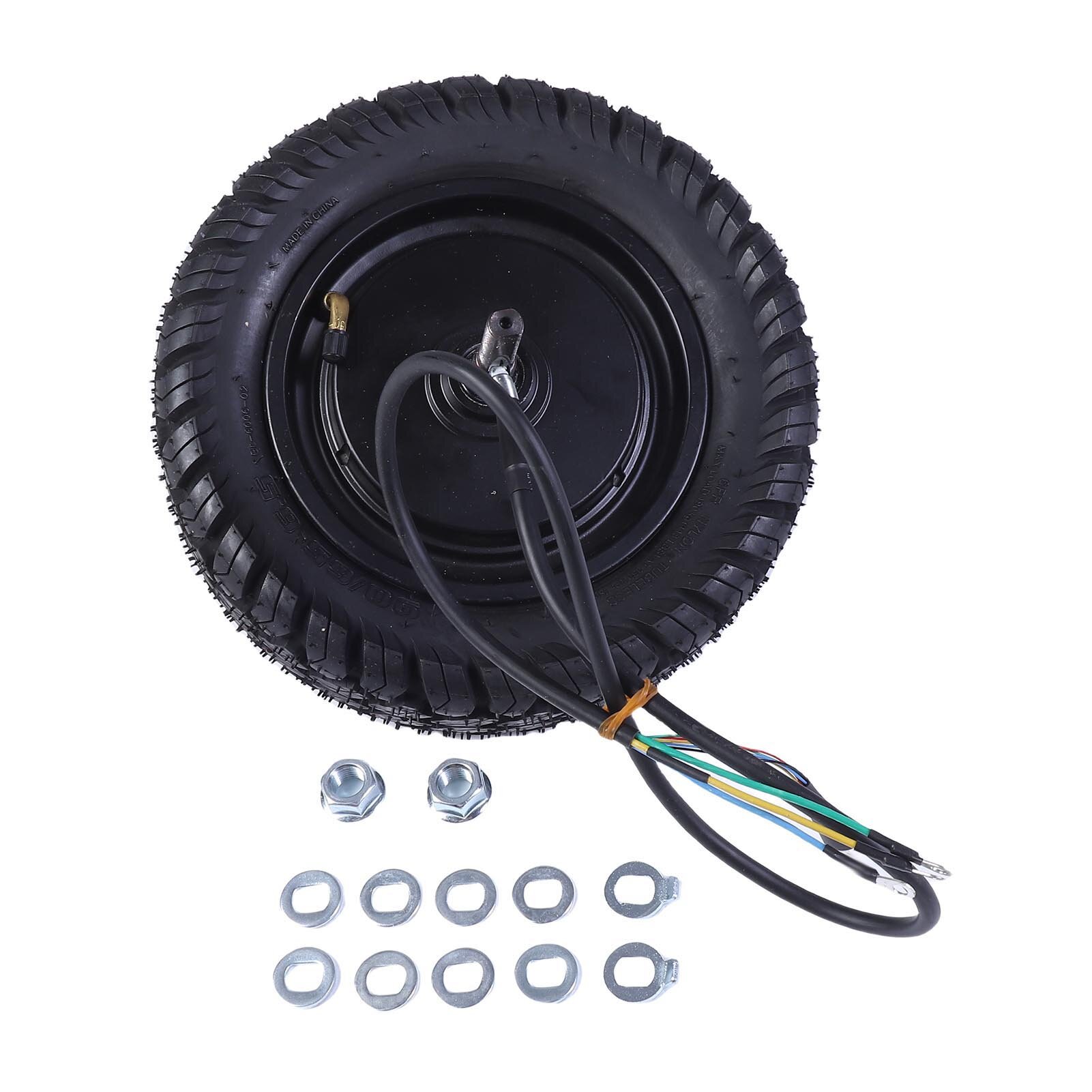 Мотор-колесо 11 дюймов с вакуумной шиной, 500-1800 Вт, бесщеточное, для небольших электромотоциклов, скутеров