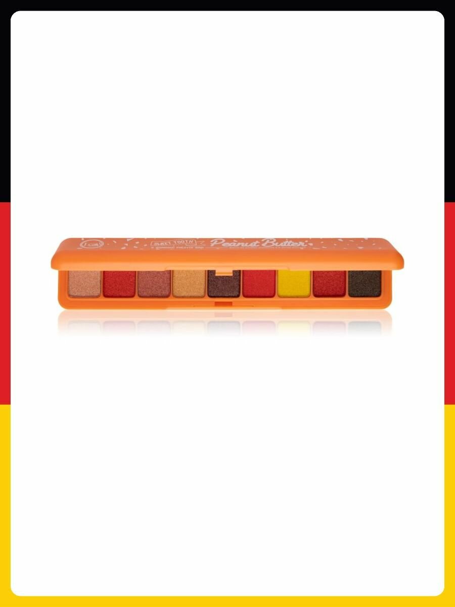 Тени для век J.Cat Beauty Sweet Tooth Eyeshadow 103 Peanut butter, 7,2 г