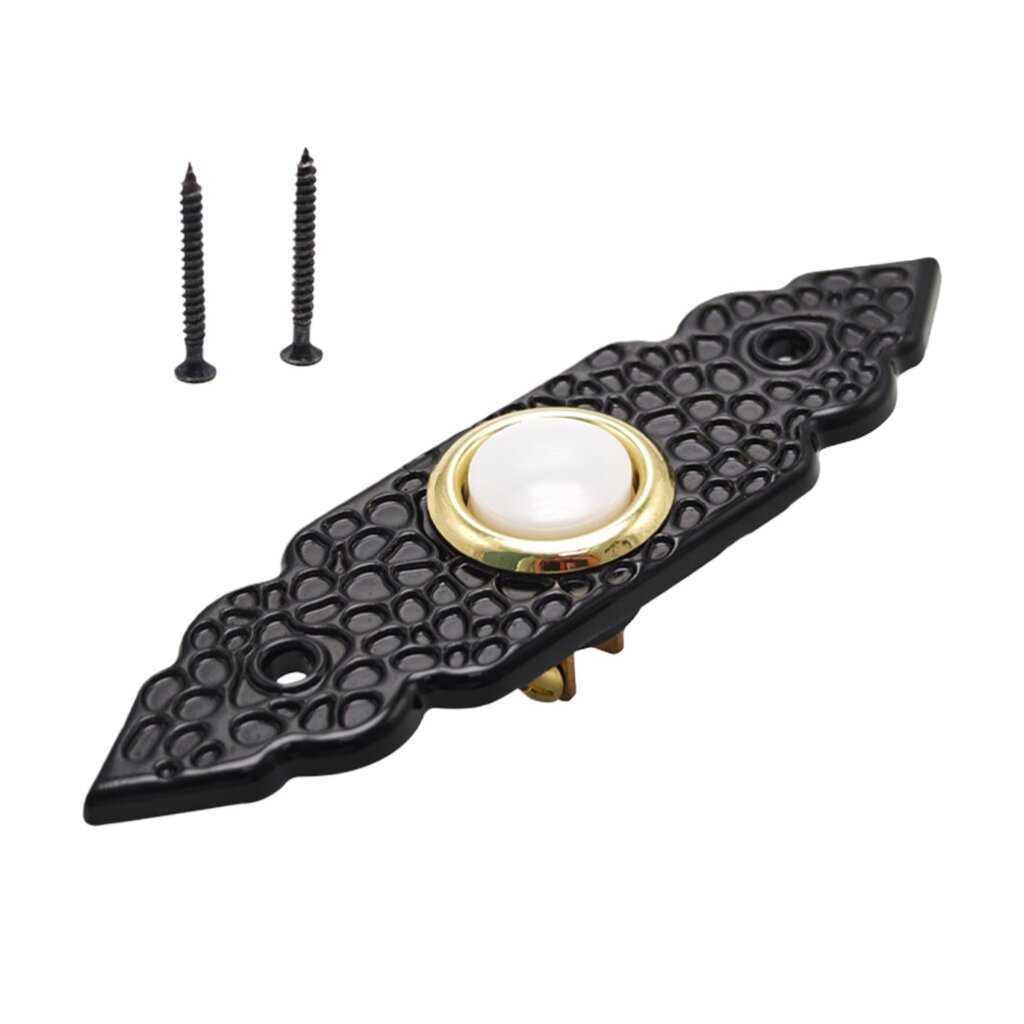 Ретро латуни, проводные дверные звонки, кнопка со светящейся подсветкой, легко установить