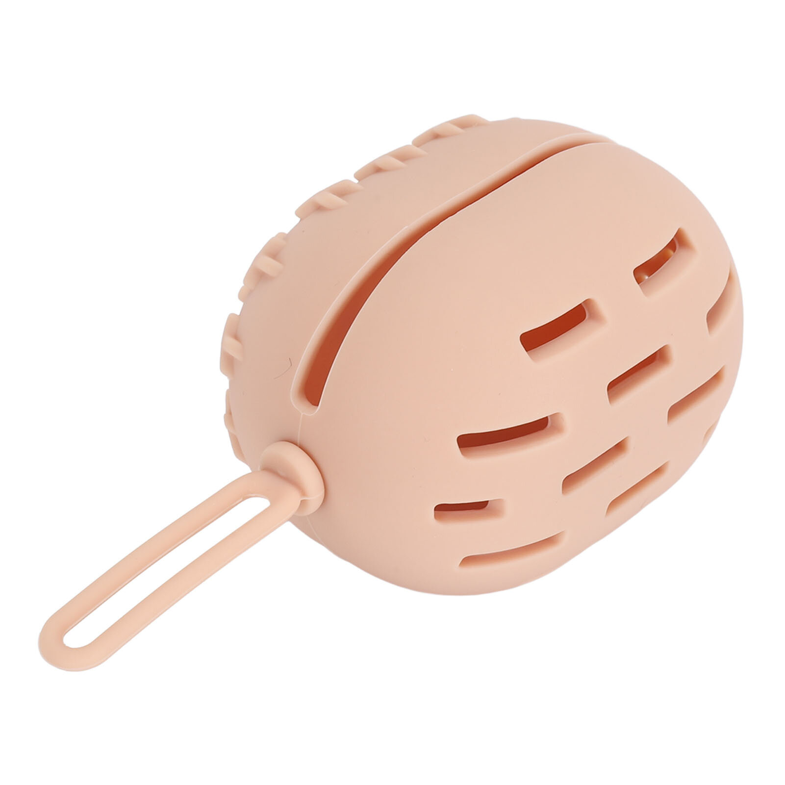 Силиконовый чехол для спонжа для макияжа с полым дизайном, портативный держатель для хранения спонжа для пудры для дома и путешествий цвета хаки