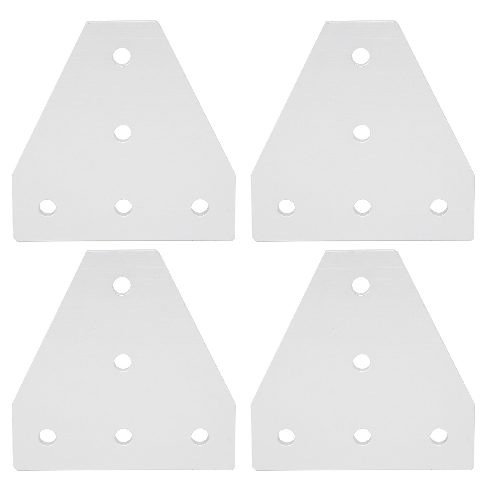 203040 Т-образная соединительная пластина из алюминиевого сплава, 5-отверстийный соединительный кронштейн для алюминиевого профиля 4040T