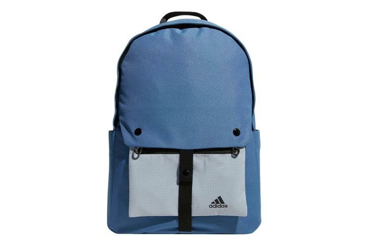 Рюкзак унисекс Adidas Полиэстерный Regular, синий, серый, многоцветный