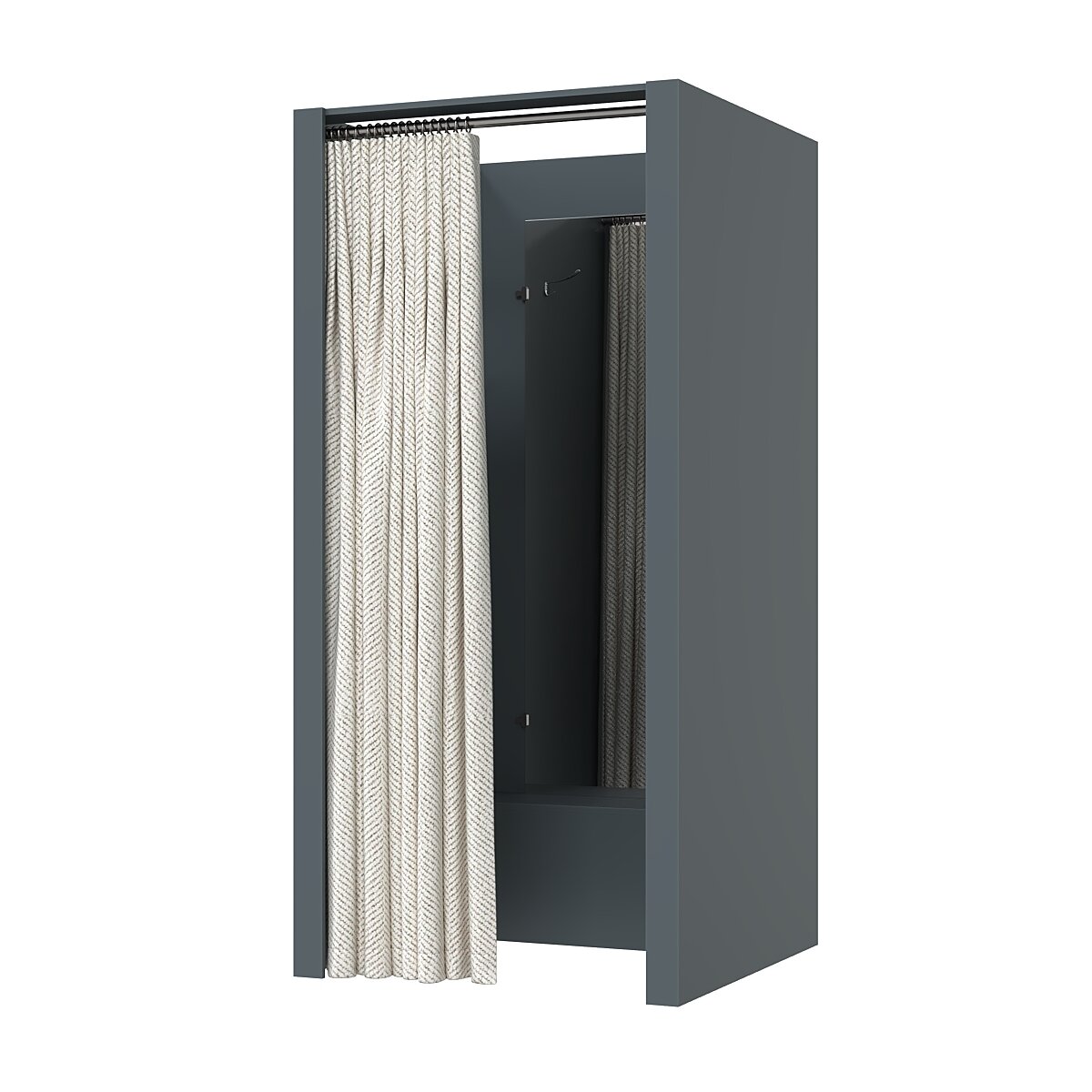 Примерочная "вайт стайл" №1, Темно-Серый. Производитель товара - компания Westcom.