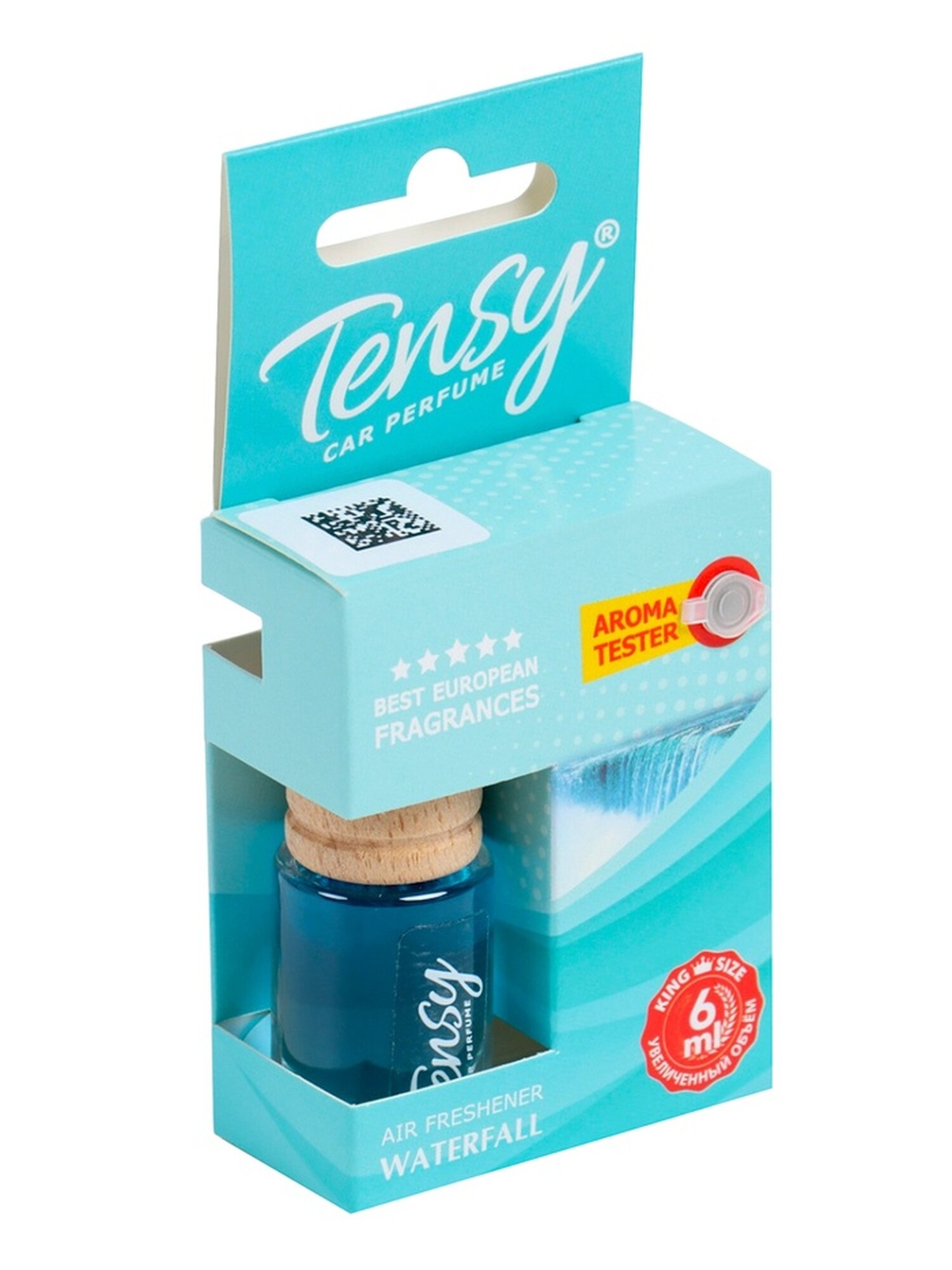 Ароматизатор в машину Tensy ТВ-12, аромат водопад, бутылочка, 6 мл
