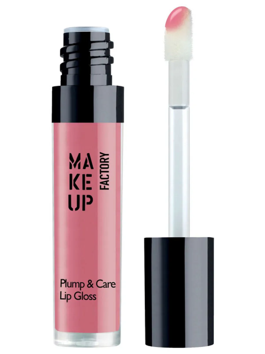 Блеск для губ Make Up Factory Plump & Care Lip Gloss, 26 Розовый соблазн