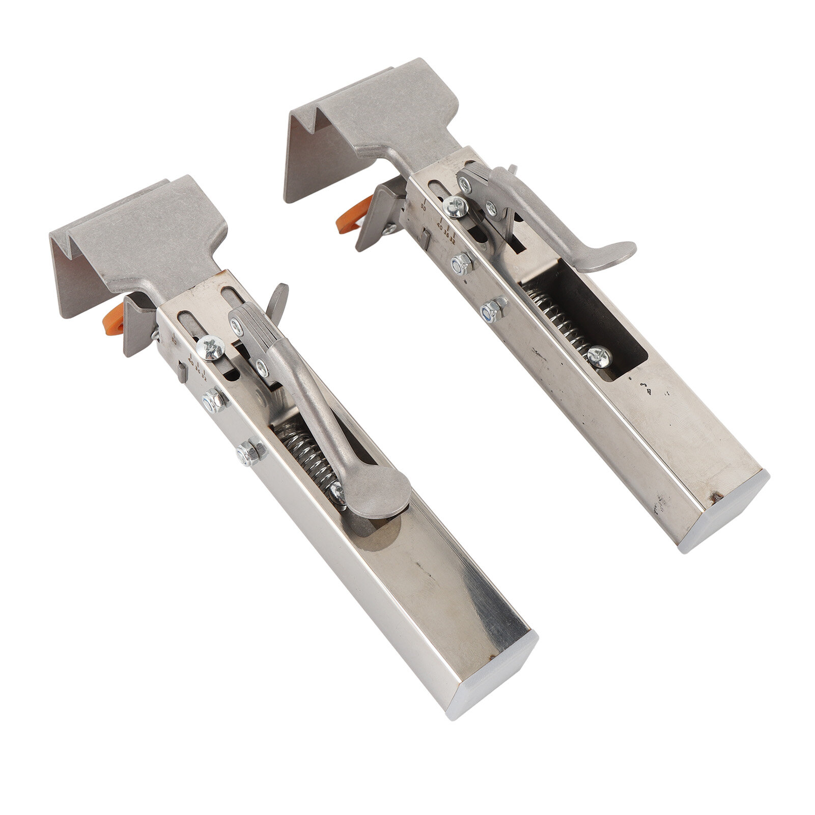 2 шт. передний монтажный зажим для ящика из нержавеющей стали, экономящий трудозатраты, безопасный захват, регулируемый зажим для фиксации шкафа для шкафов