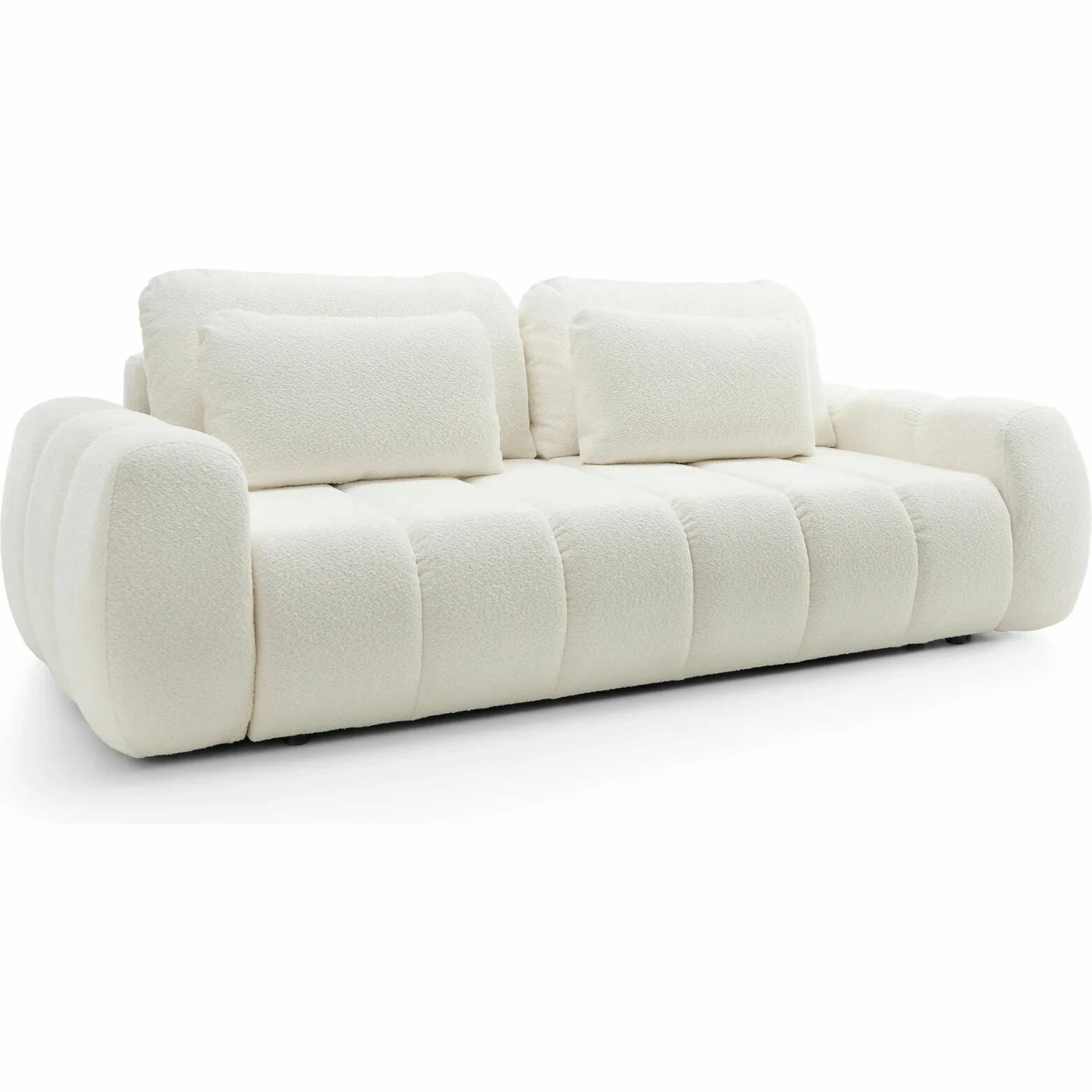 Ultima mebel Диван Munna раскладной 259 молочный