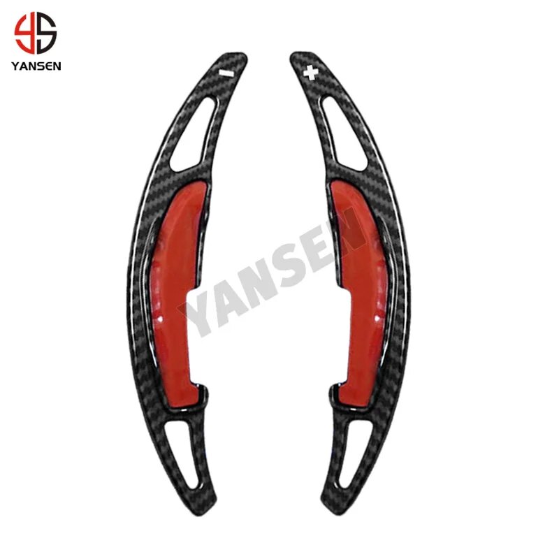 2 шт./лот ABS автомобильный руль переключения передач для BMW M2 F87 M3 F80 M4 F82 M6 X5M X6M 2016 2017 аксессуары carbon black