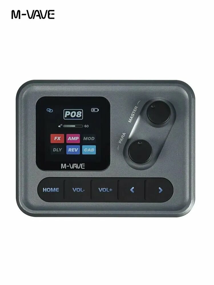 M-VAVE Pocket AMP Портативный мультиэффект-процессор для электрогитары/бас-гитары