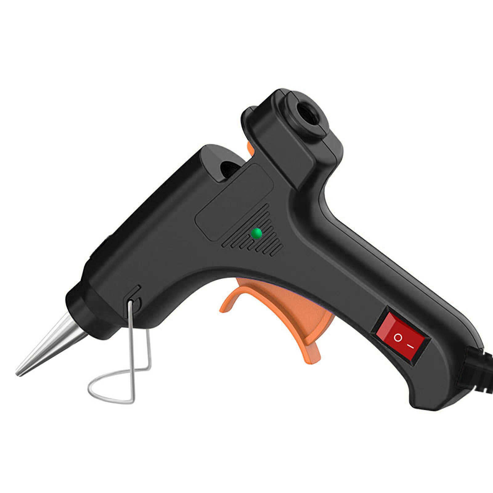 Портативный клеевой пистолет мощностью 20 Вт с 12 клеевыми стержнями, ручной мини-пистолет для домашнего использования, для творчества, ремонта и рукоделия.