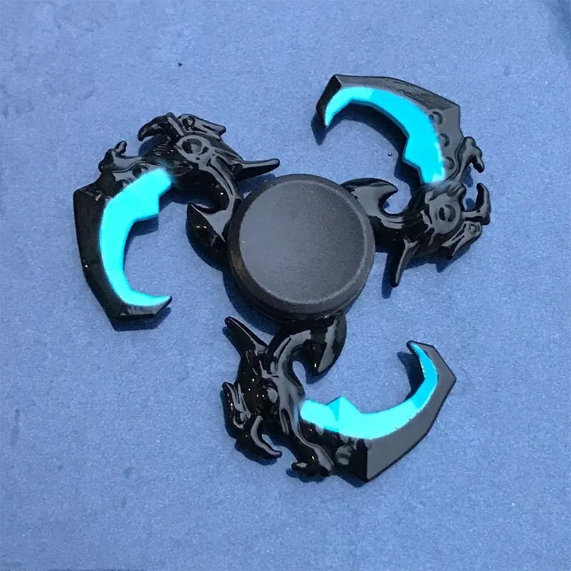 68-Спиннер металлический антистресс сюрикен фиджет спинер