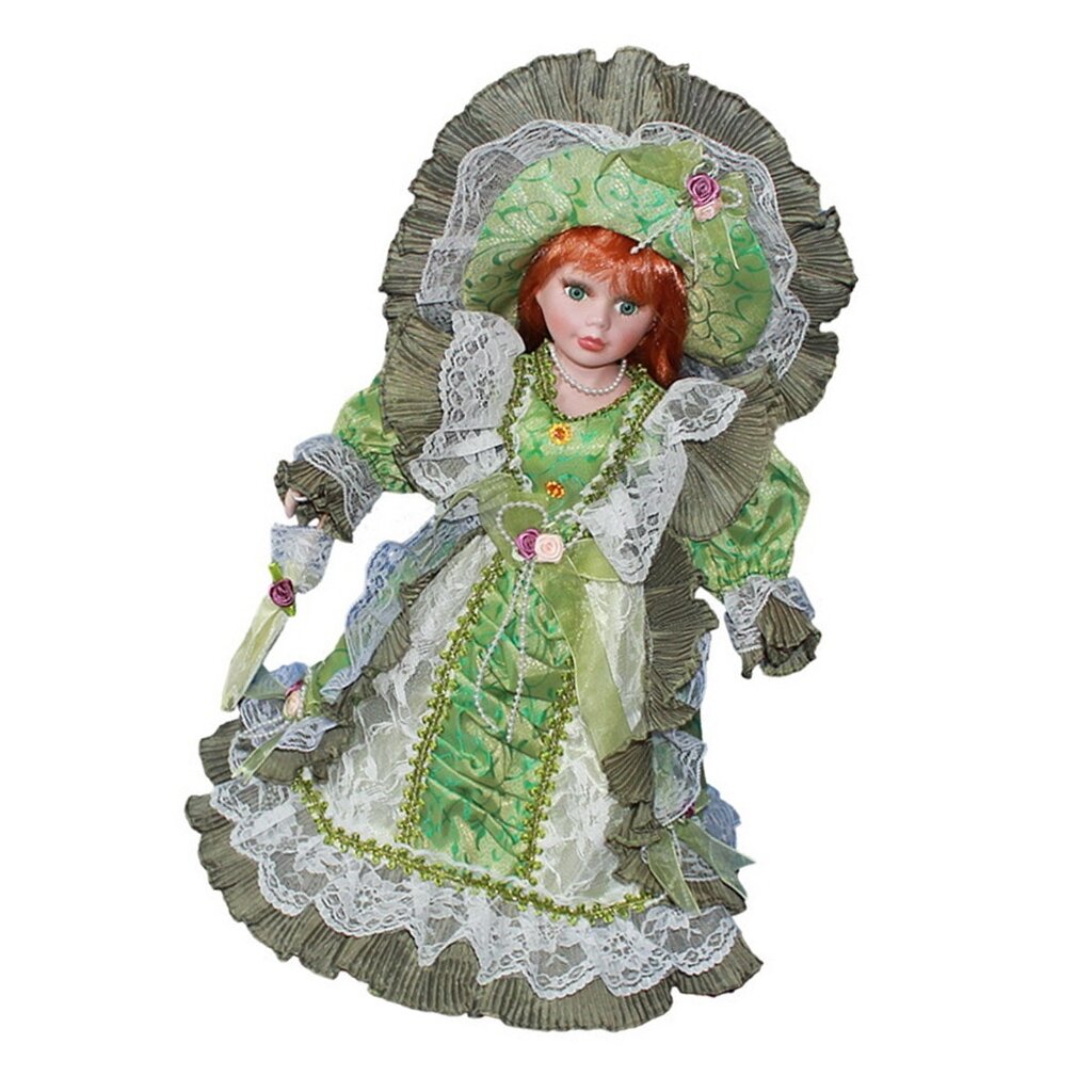 Изысканная Викторианская керамическая кукольная статуэтка ручной работы Идеально подходит для элегантного украшения дома и демонстрации ценных предметов коллекционирования