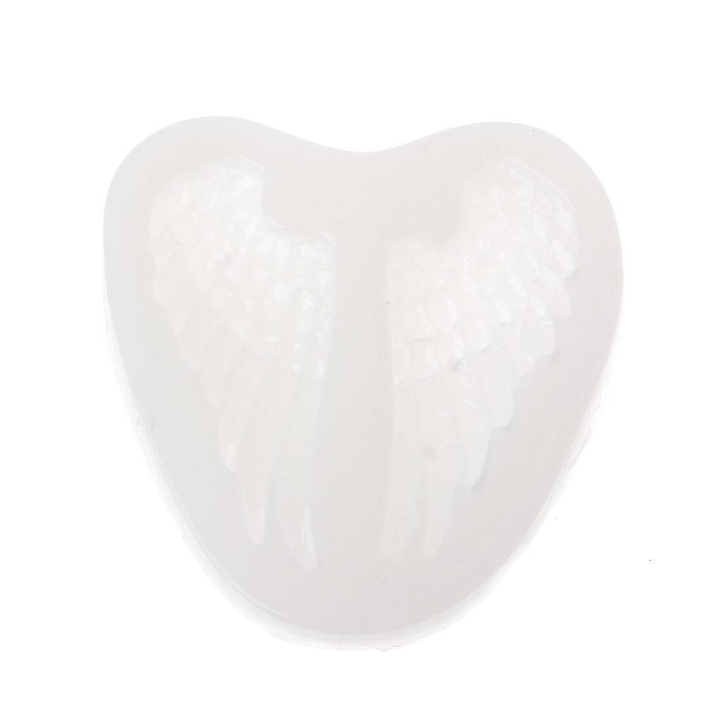 Форма для серёг «крылья ангела» из силикона, Белый