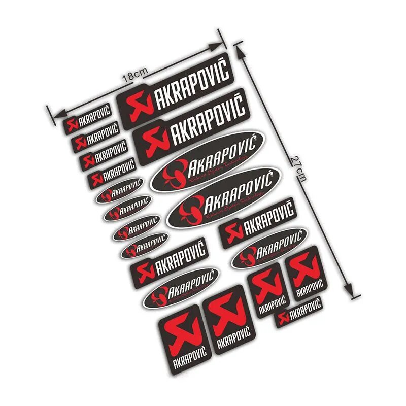 Akrapovic Yoshimura KTM WP 46 Наклейки на обтекатель