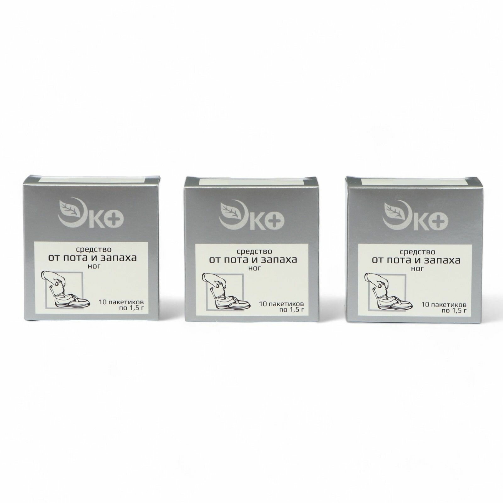 Средство от пота и запаха ног Экотекс, 30 пакетиков по 1,5 г