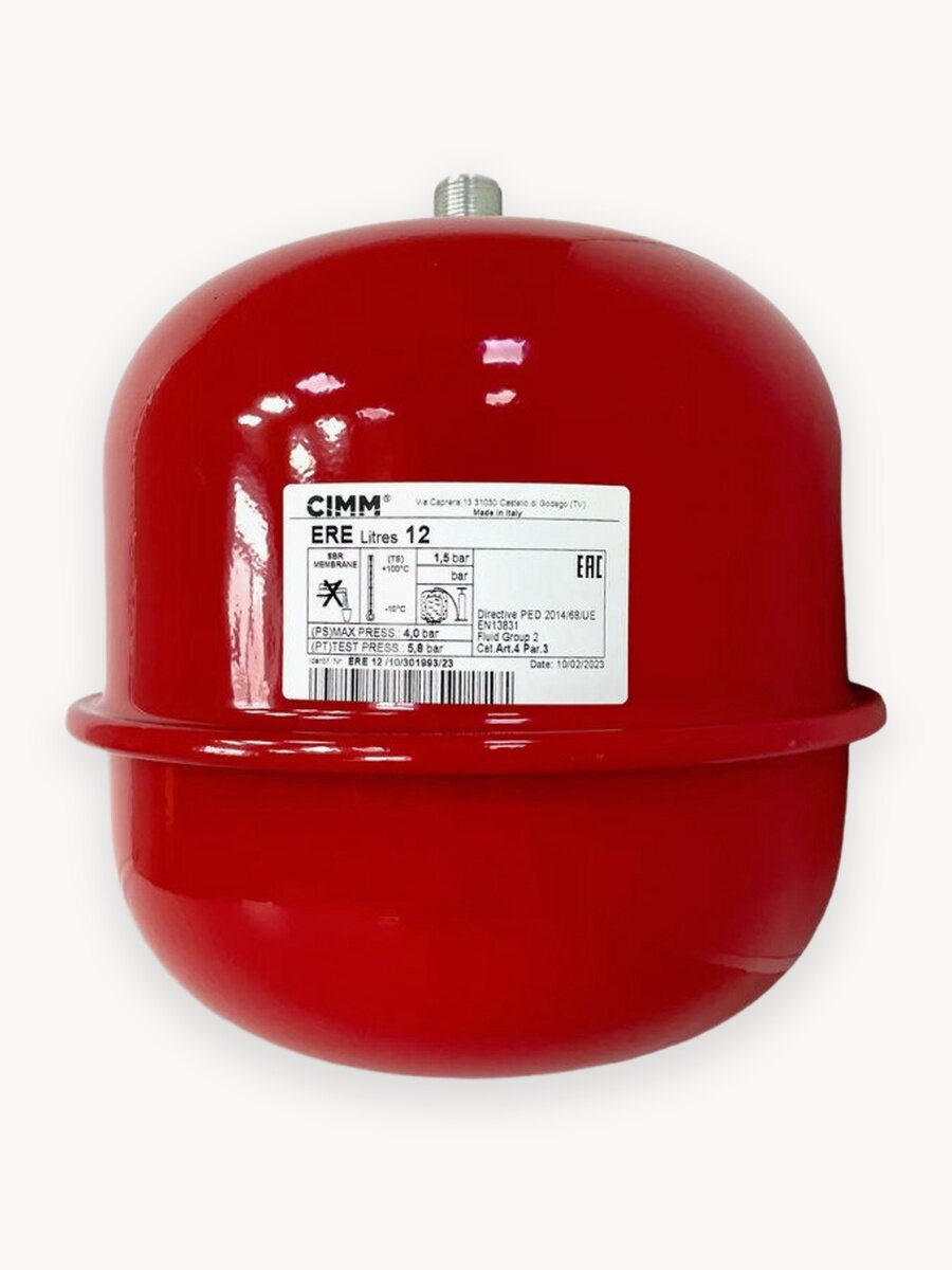 Расширительный бак для систем отопления и охлаждения CIMM ERE 12 820012
