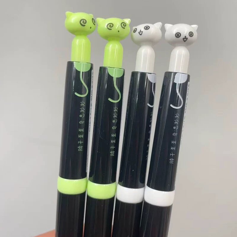 Ручка-роллер MINISO Creative Cat Design, черная, для студентов и офиса, высококачественная канцелярская ручка