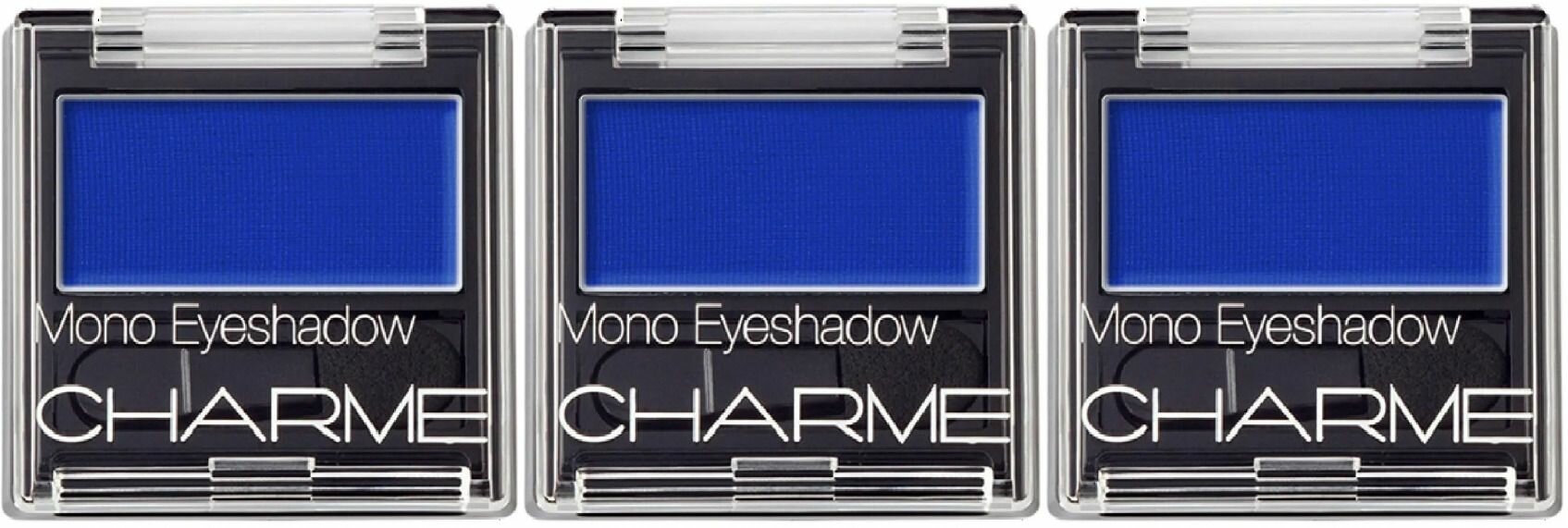 Charme Тени для век одноцветные, Mono, тон-46, Ультрамарин, 3 шт.