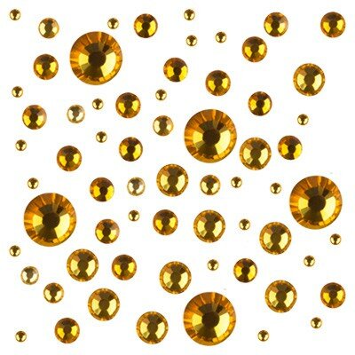 Стразы цветные микс размеров в баночке Topaz, IRISK, Д015-13-11