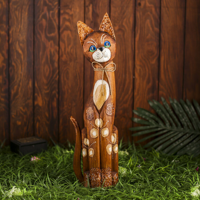 Сувенир дерево 'Кошка' 50 см