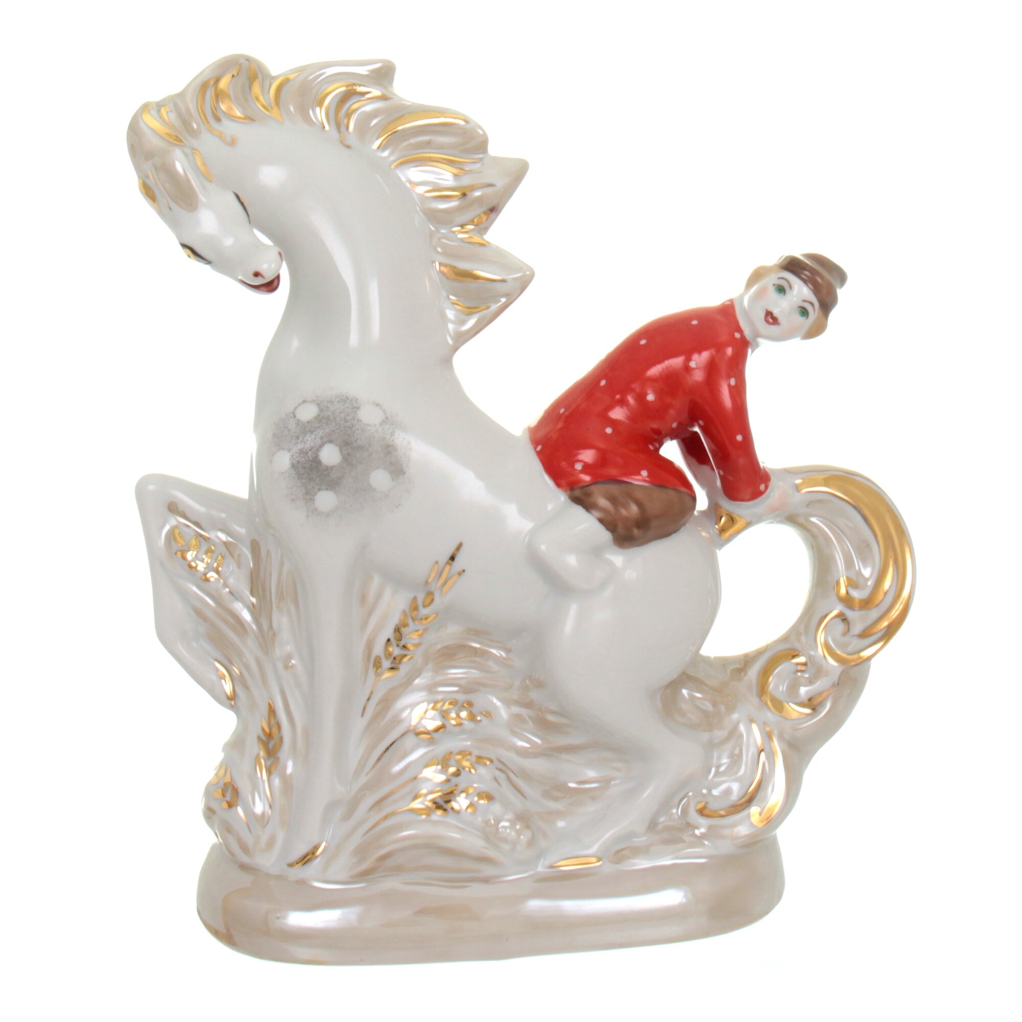 Статуэтка Дулёвский фарфор Конёк-горбунок, высота 19,5см С245