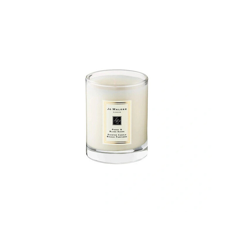 Свеча Jo Malone Peony Blush Suede 35 гр / Парфюм для дома Джо Малон Пиони Блаш Сюэд / Пион и Румяная Замша