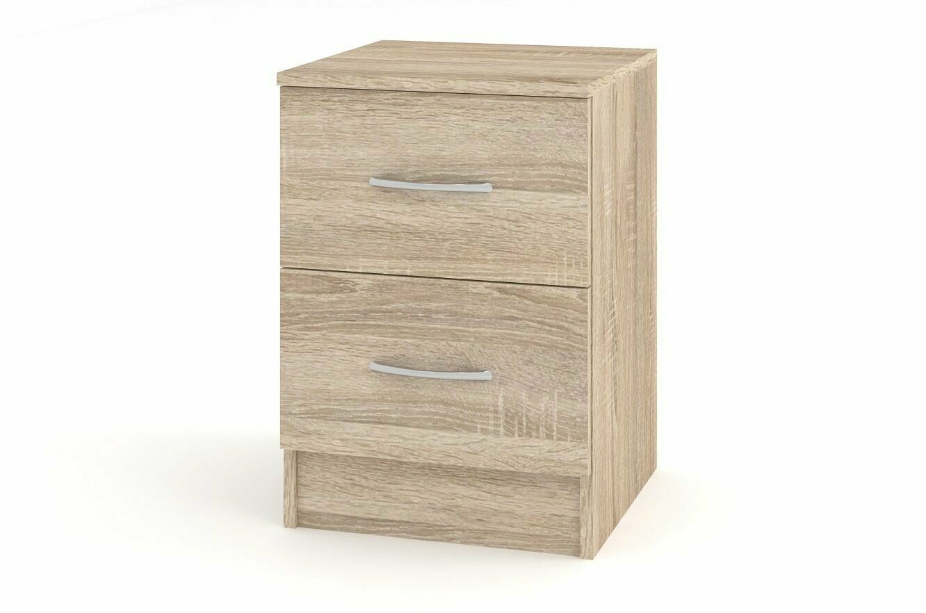 Тумба прикроватная МногоМеб 3 41х42х57 лсдп дуб сонома, ЛДСП