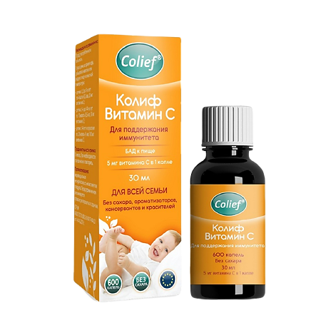 Колиф Витамин С фл-кап 30мл