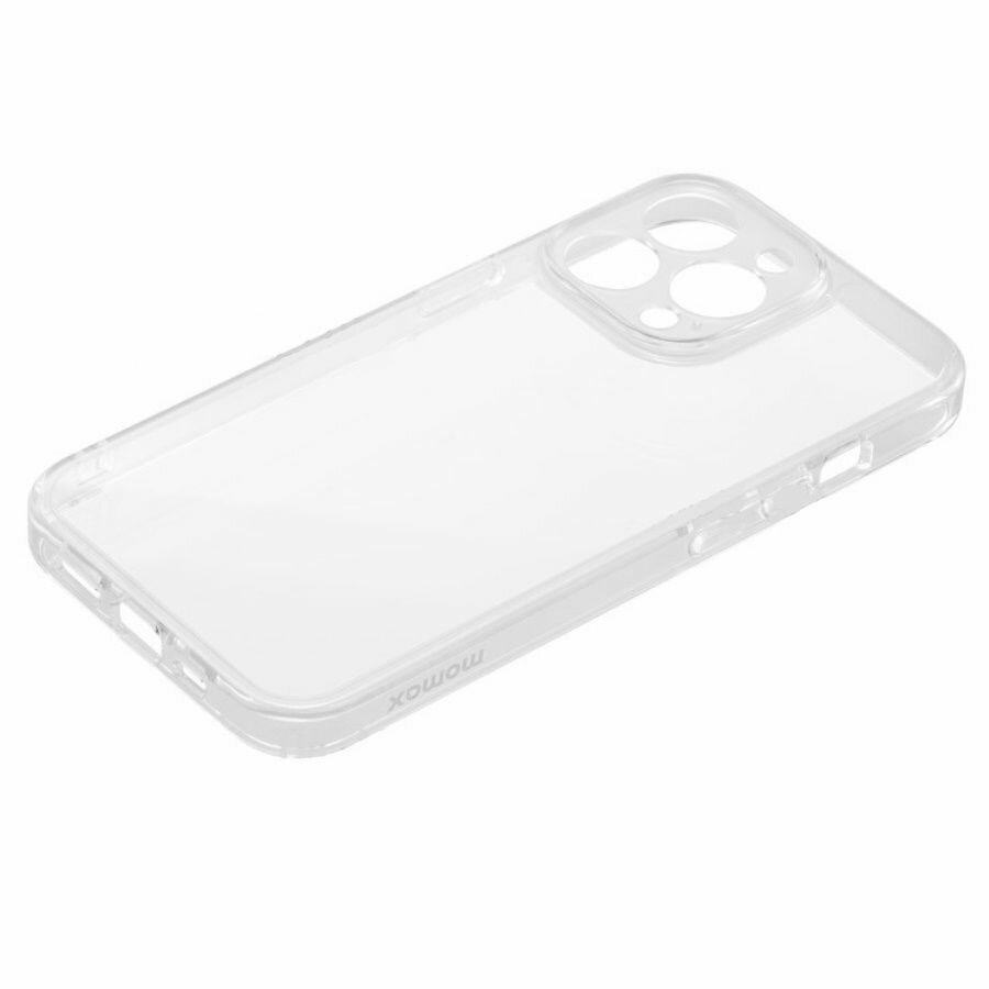Чехол силиконовый противоударный Momax Glass Case iPhone 13 Pro Max