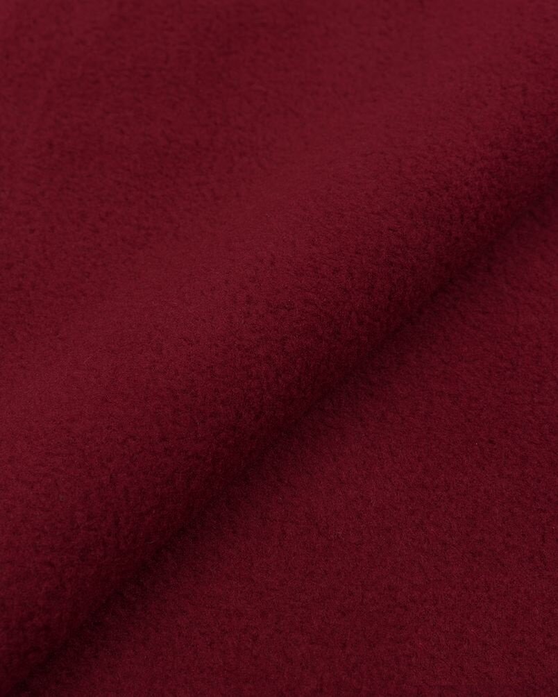 Ткань флис 180 гр, цвет бордо. Готовый отрез 1*1,5м