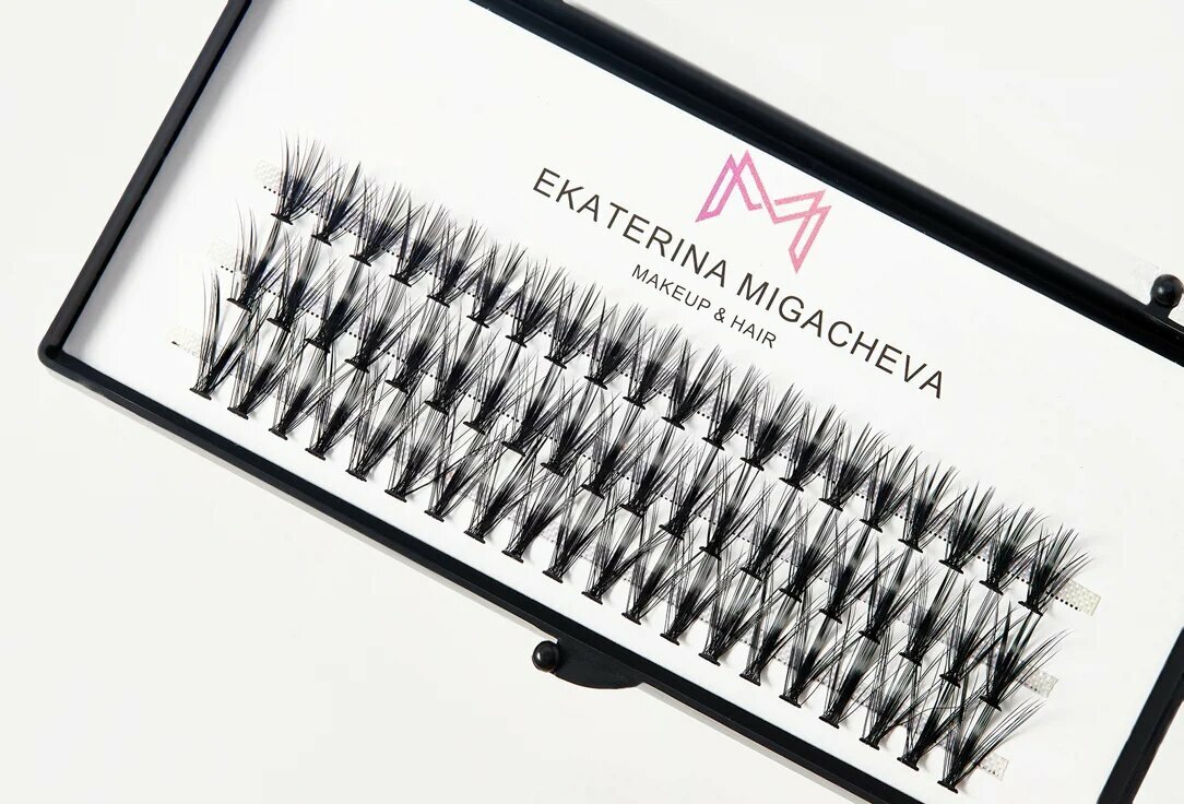 EKATERINA MIGACHEVA Ресницы пучковые 8мм 10мм 12мм