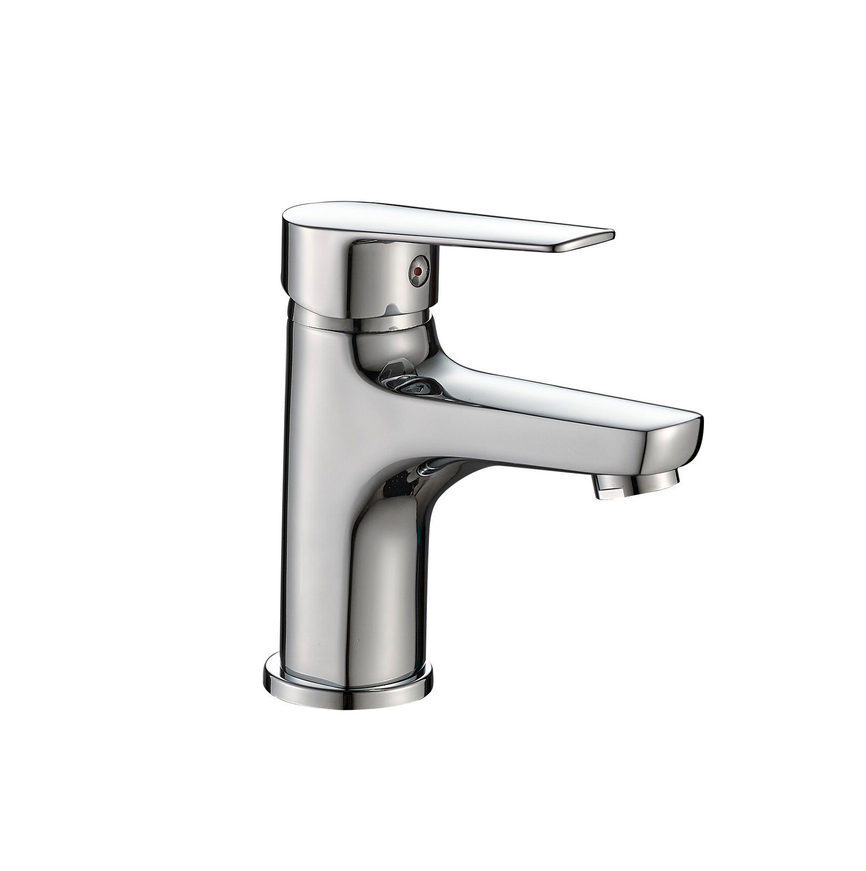 Смеситель для умывальника VODA Hill HI 26 однозахватный, без д/к, высота излива 77 мм, цвет: хром