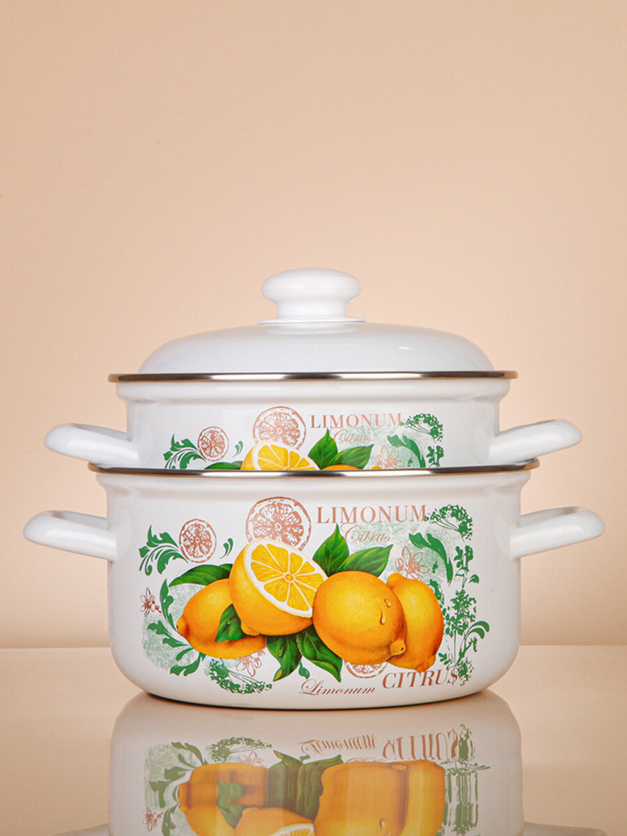 Кастрюля с крышкой в наборе 2 и 3 литра