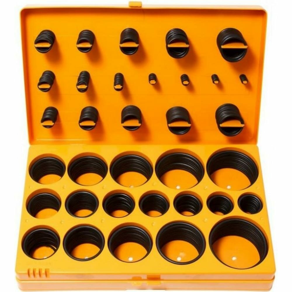 Кольца уплотнительные резиновые маслобензостойкие (419 шт; дюймовые) Forsage F-719(12611)