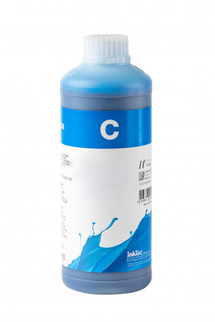 Чернила для принтера Epson InkTec E0007-01LC пигментные Cyan (1000мл)