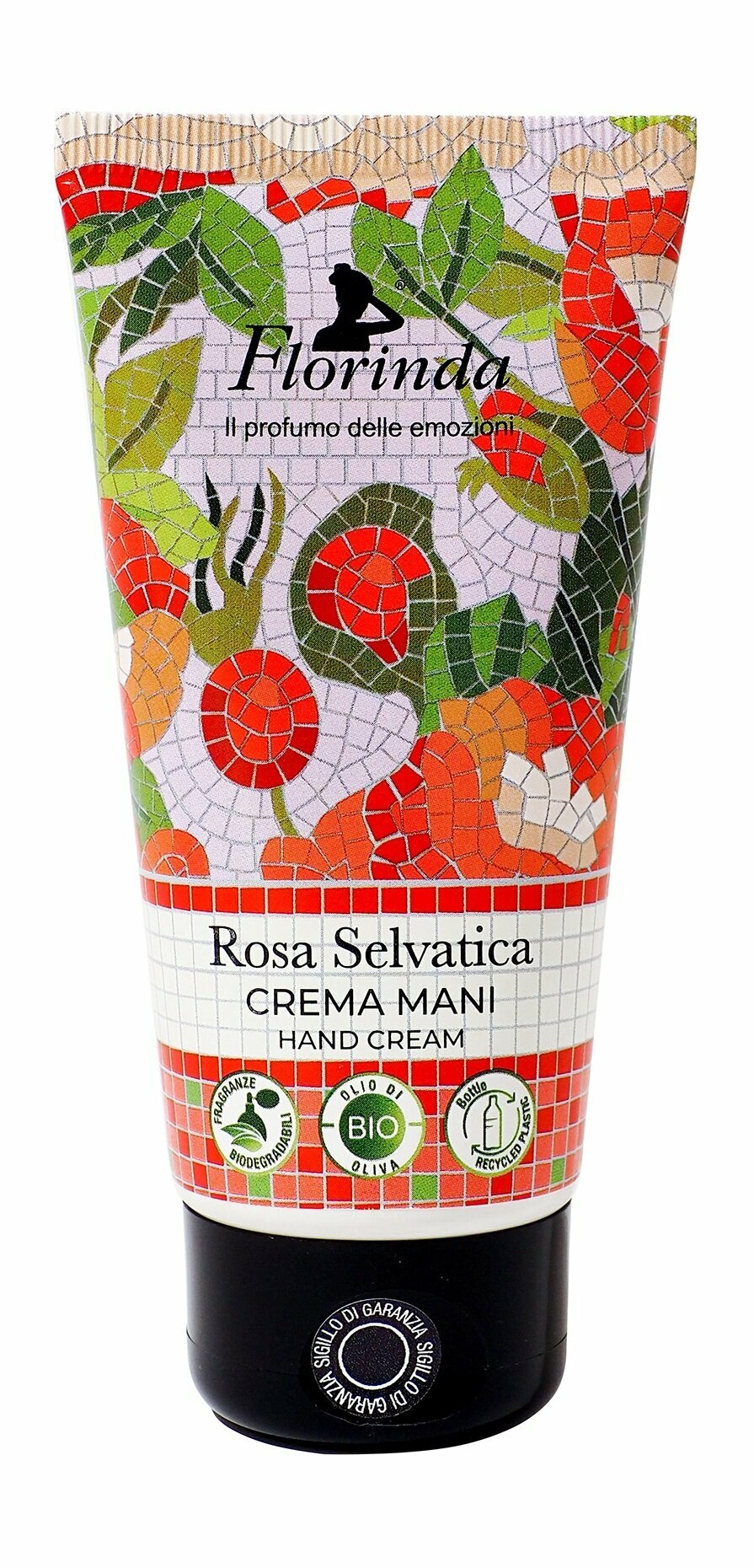 FLORINDA Крем для рук Rosa Selvatica Дикая Роза, 75 мл