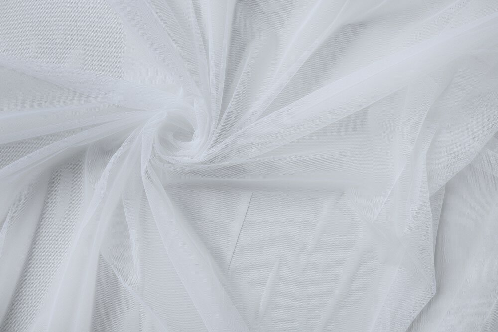 Ткань сетка белая, ширина 1.44 м