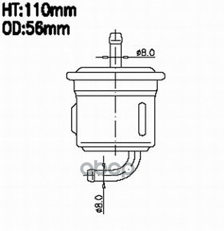 Фильтр топливный AZUMI FSP29704 SUZUKI SX-4, Wagon R, Liana AZUMI арт. FSP29704_