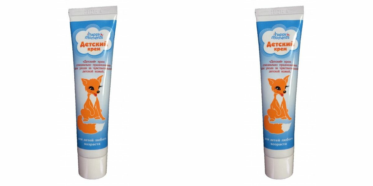 Happy Moments Крем детский "Лисичка", 45 мл, 2 шт /
