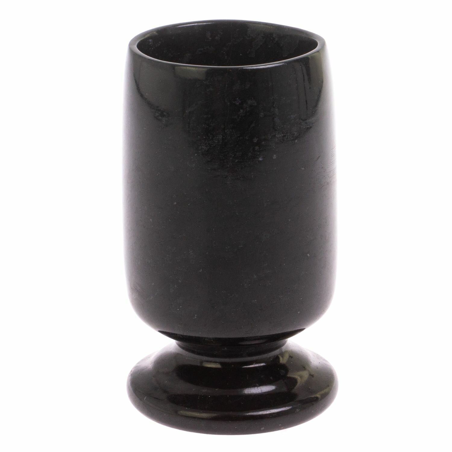 Карандашница из черного змеевика 5х5х11,5 см 126413