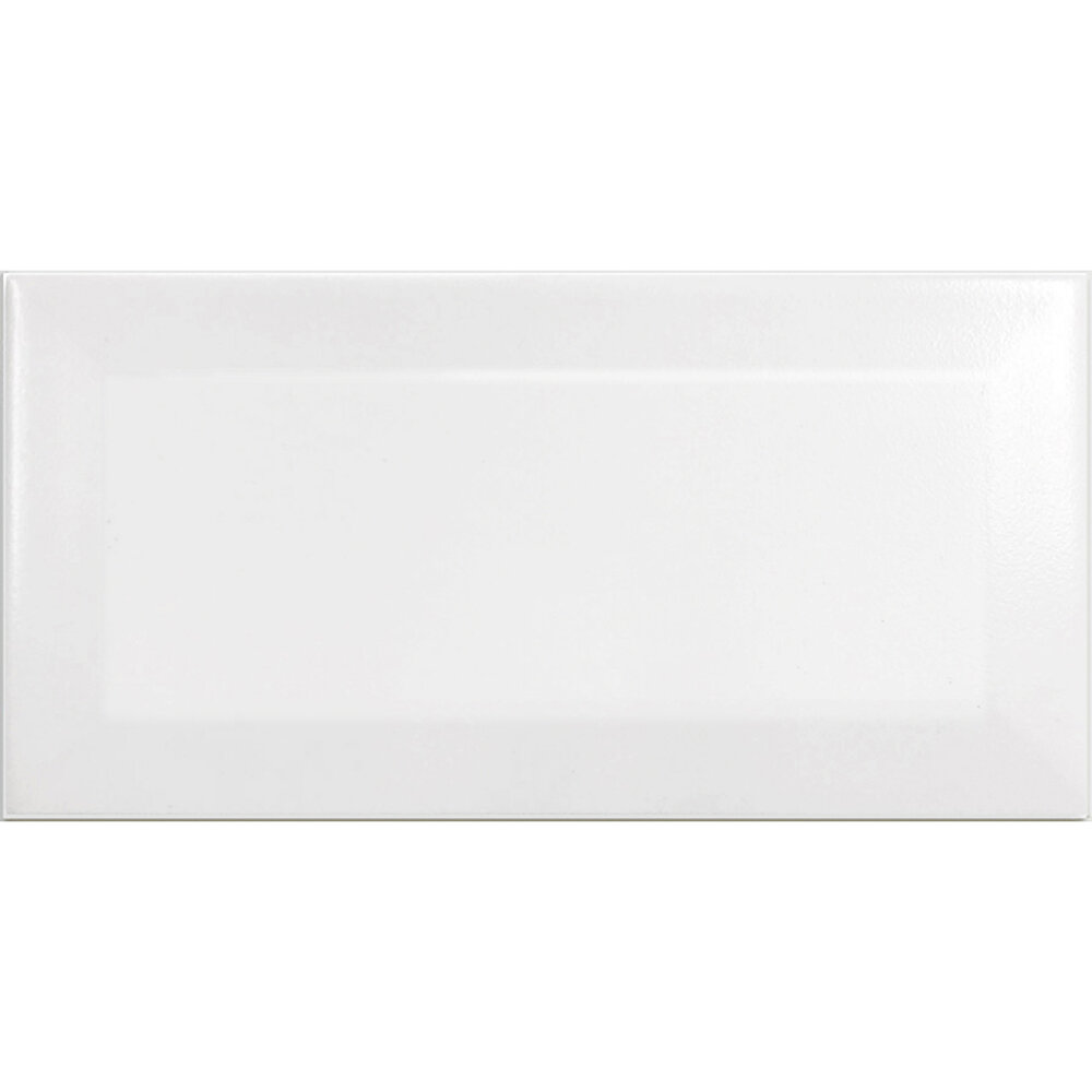 Плитка облицовочная Corsa Deco Soft Brick белая глянцевая 200х95х7 мм (54 шт.=1,026 кв. м)