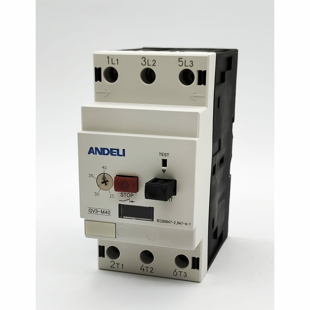 ANDELI Пускатель gv3-m40 25а~40a кнопочный ADL06-637