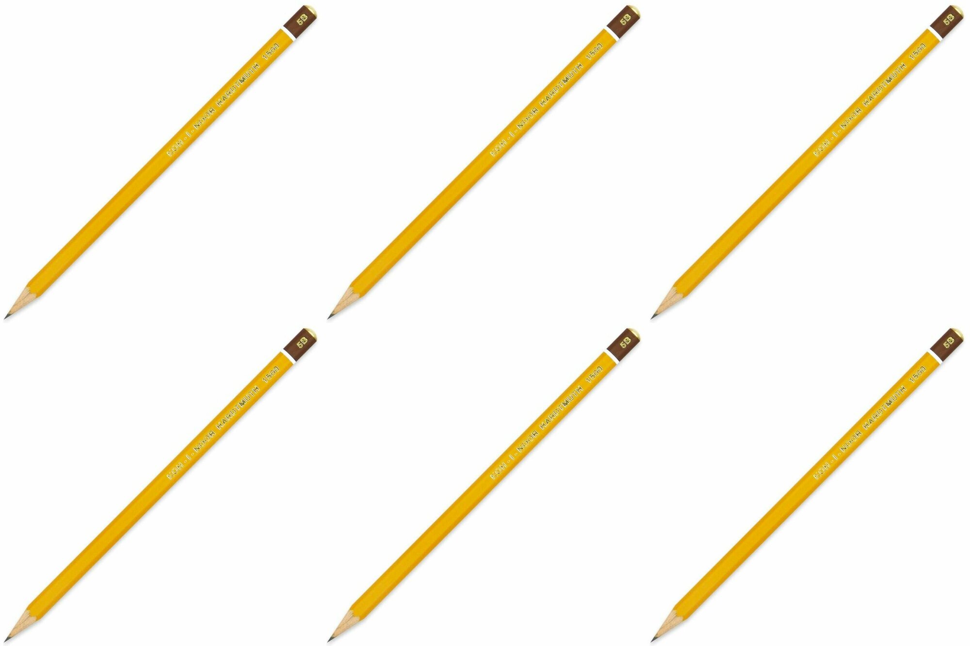 Koh-I-Noor Карандаш чернографитный 1500/5B, 6 шт