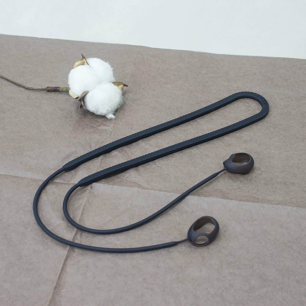 Чехол MyPads силиконовый для защиты от потери наушников Google Pixel Buds pro черный