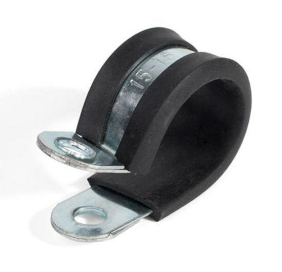 Скоба металлическая СМР 30/15 с резиновым уплотнителем Fortisflex (81747) (1 шт)